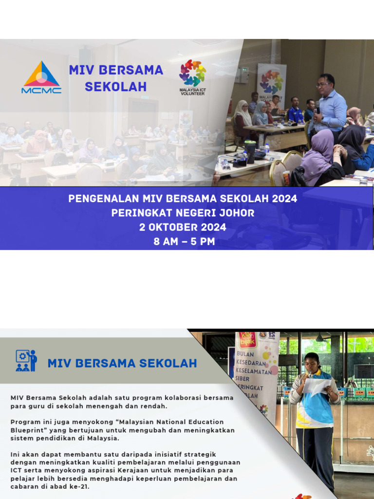 01 Sesi Pengenalan dan Taklimat MIV | PDF
