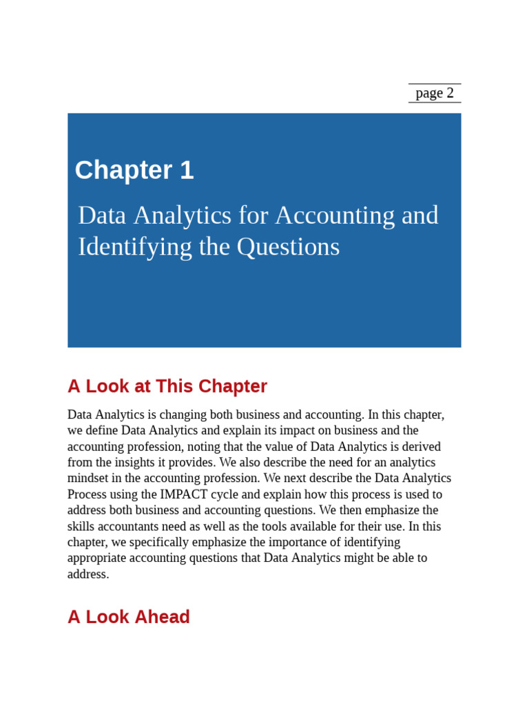 Ref1.Richardson2023.DataAnalytics For Accounting - Chapt 1-2 | PDF ...