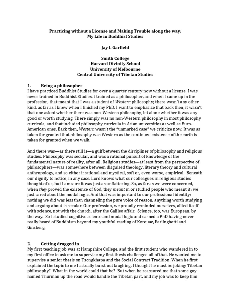 Practicing Without A License | PDF | Tibetan Buddhism | Je Tsongkhapa