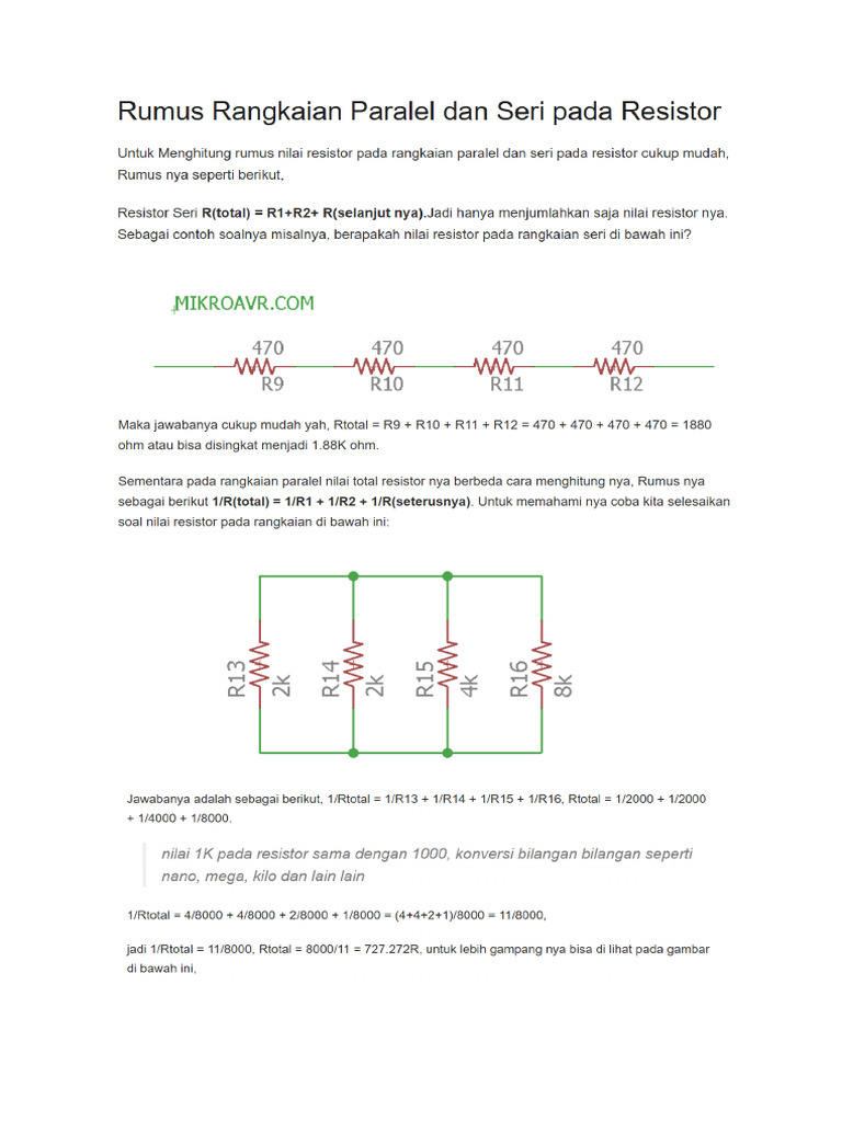 Tugas 2 Resistor | PDF