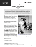 Lamb To The Slaughter-Roald Dahl | PDF