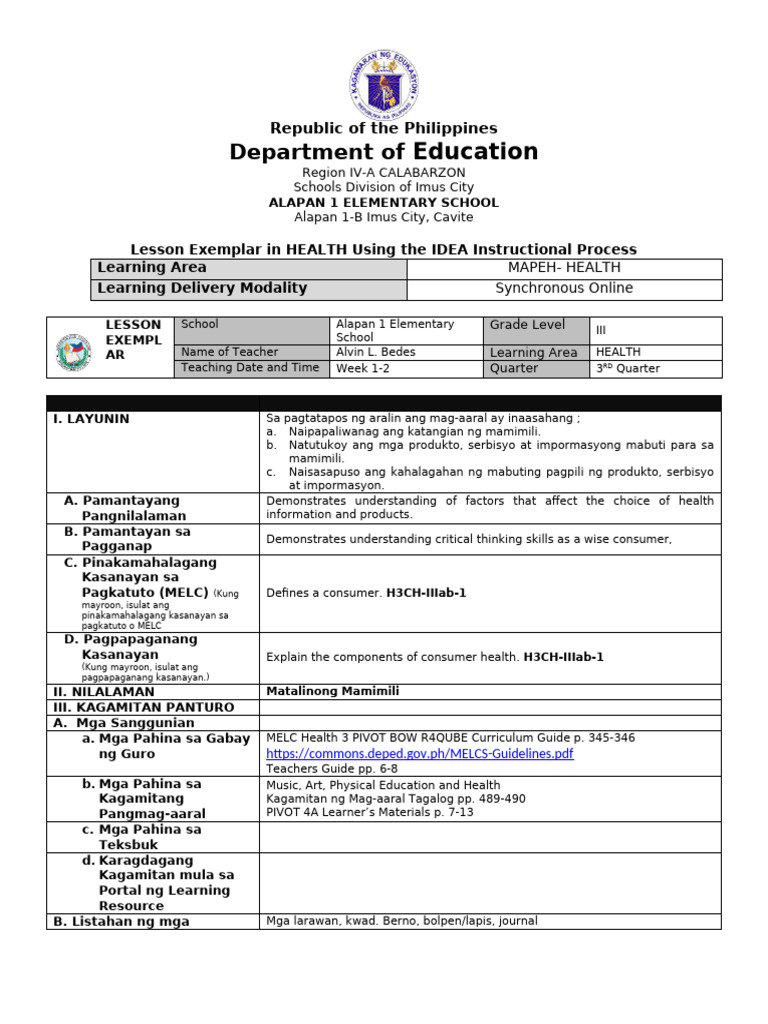 Observation COT LE | PDF
