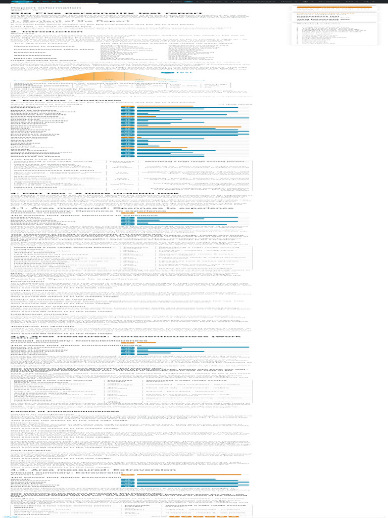 Big Five Personality Test Results | PDF | Extraversion And Introversion ...