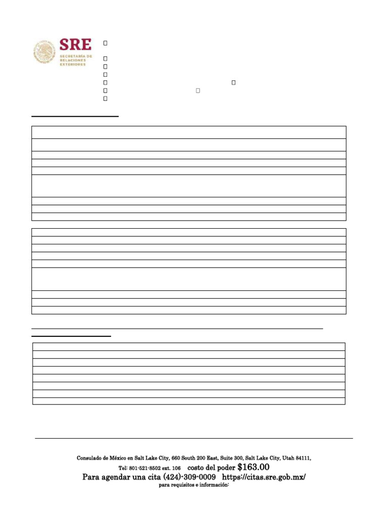 Solicitud Poder Notarial 2023 | PDF