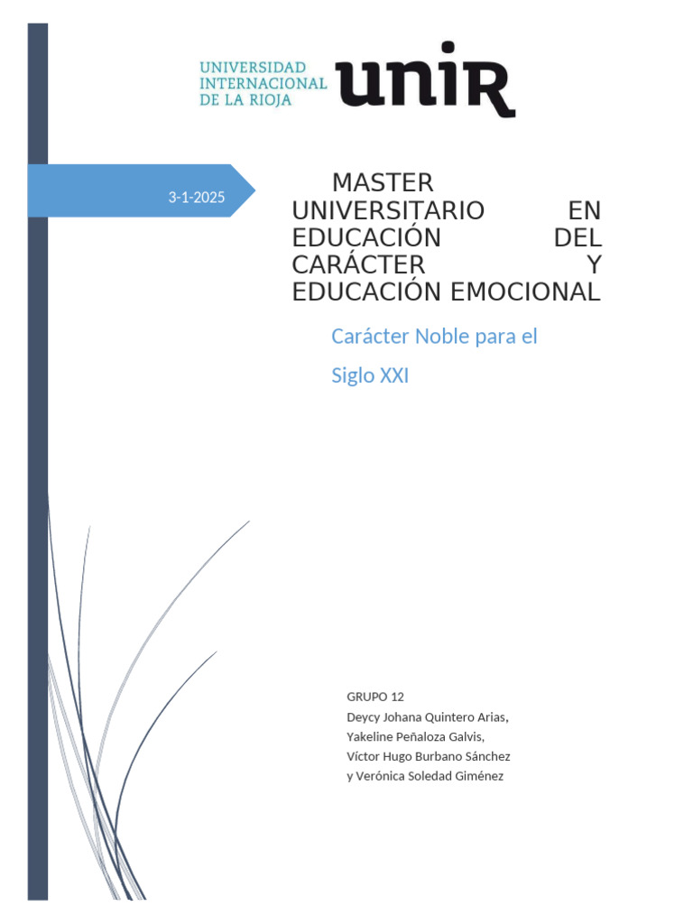 Educación del Carácter Noble XXI | PDF | Gratitud | Empatía