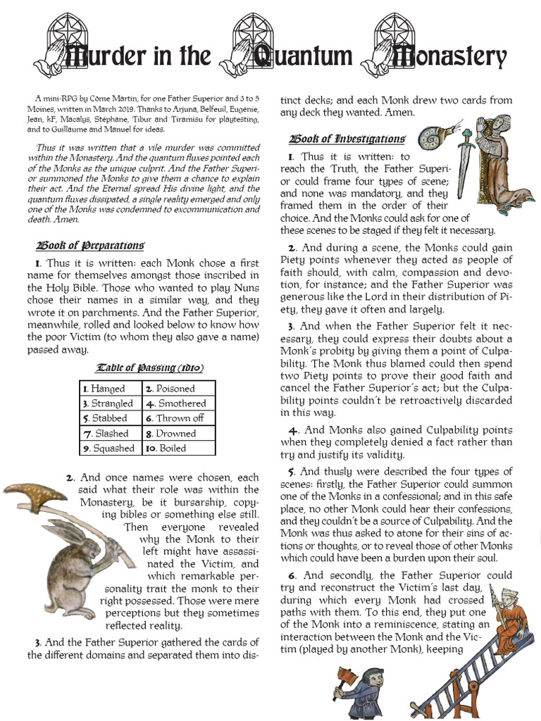 20 - Murder in the Quantum Monastery | PDF