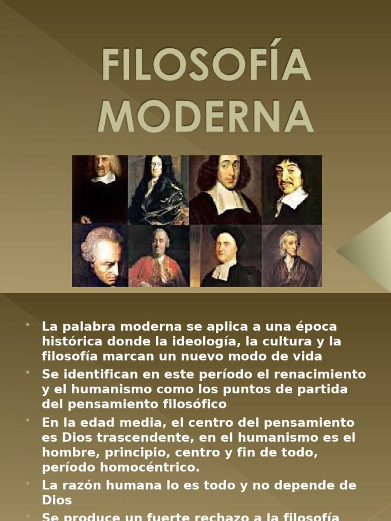 Filosofia Moderna 6 | PDF | Razón | René Descartes