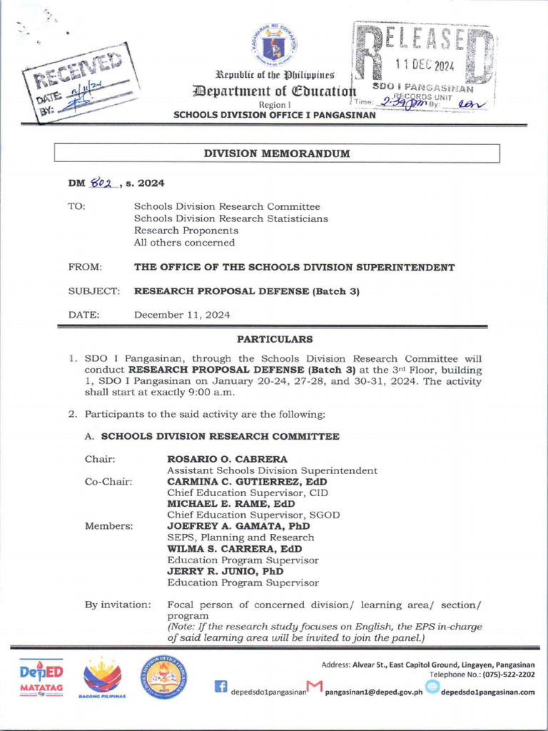 DM802s2024-Research Proposal Defense (Batch 3) | PDF