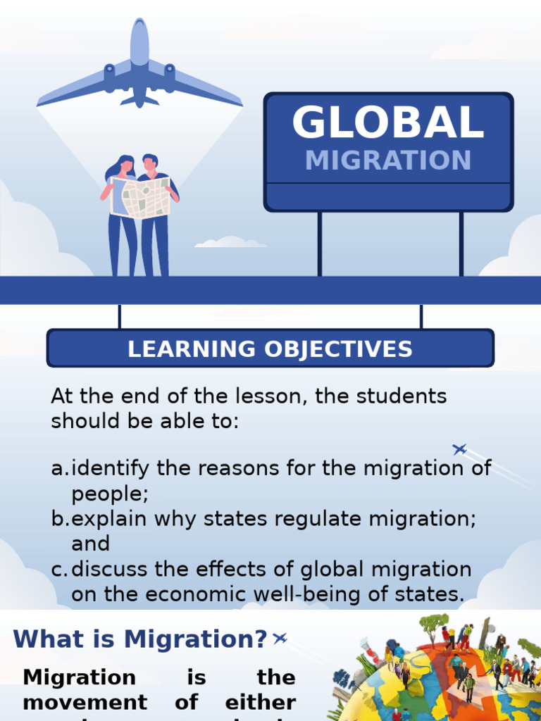 Global Migration Sustainable Development | PDF | Human Migration ...