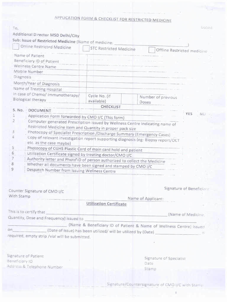 Requisition MSD-1 | PDF