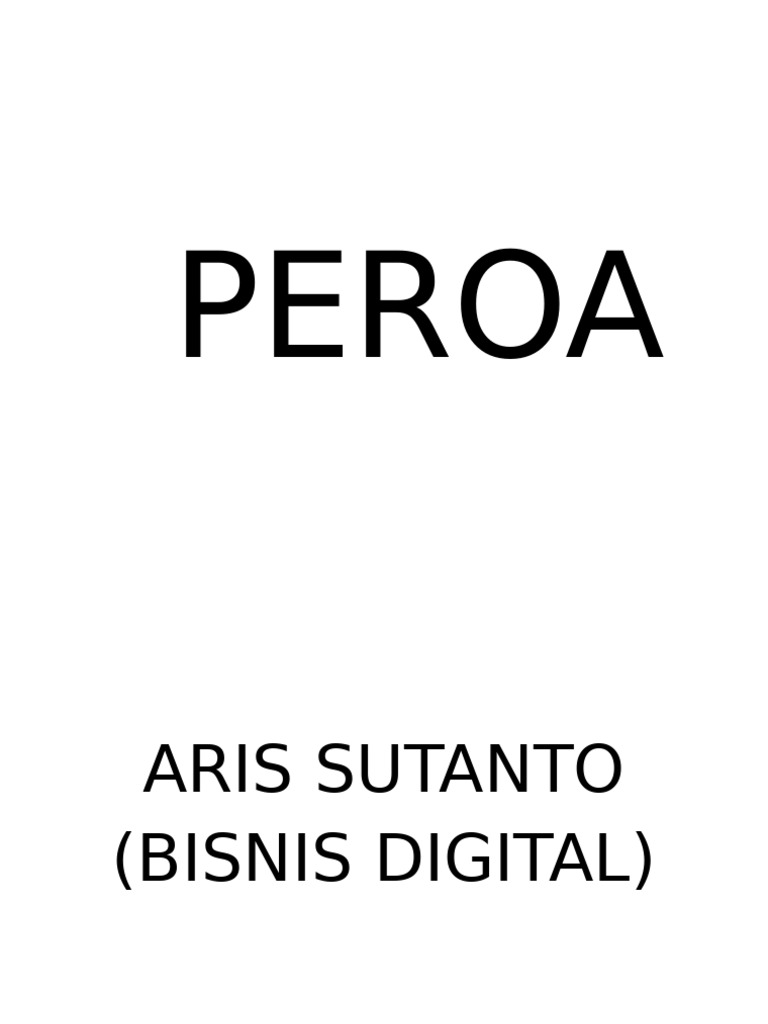 PEROA | PDF