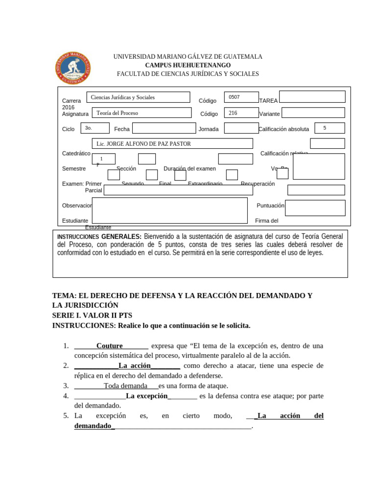 derecho contradictorio TEORIA DEL PROCESO (1) | PDF | Jurisdicción ...