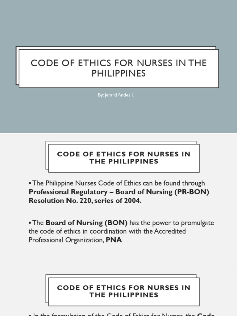 Code of Ethics | PDF | Nursing | Patient Safety