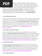 ICD-10 Codes for Family Planning | PDF | Birth Control | Family Planning