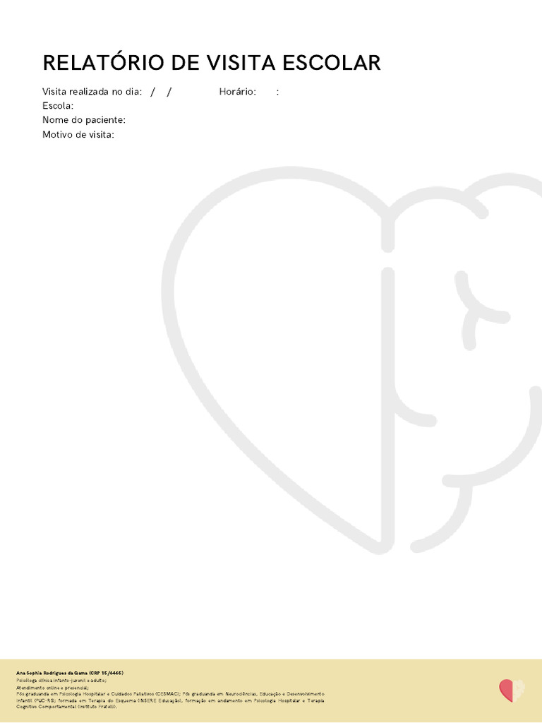 Relatório de Visita Escolar | PDF
