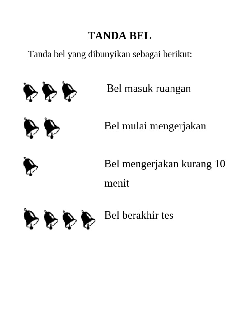 TANDA BEL | PDF
