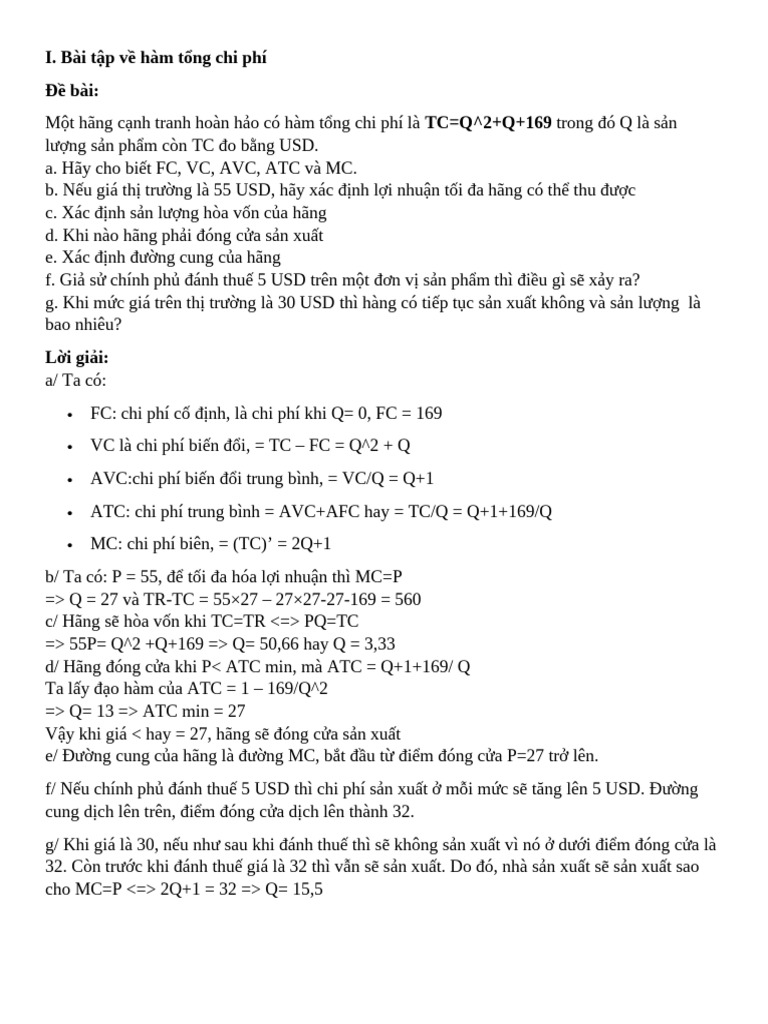 Bài Tập Ktvm | PDF