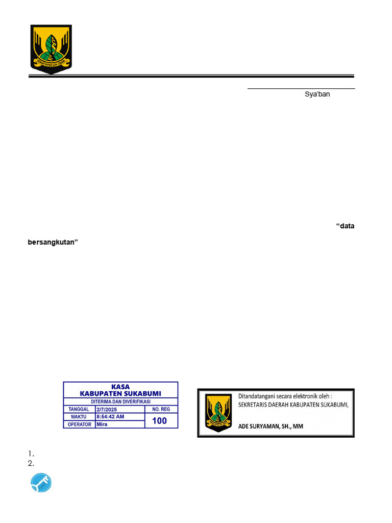 D. 100. Setda. Undangan-1 | PDF