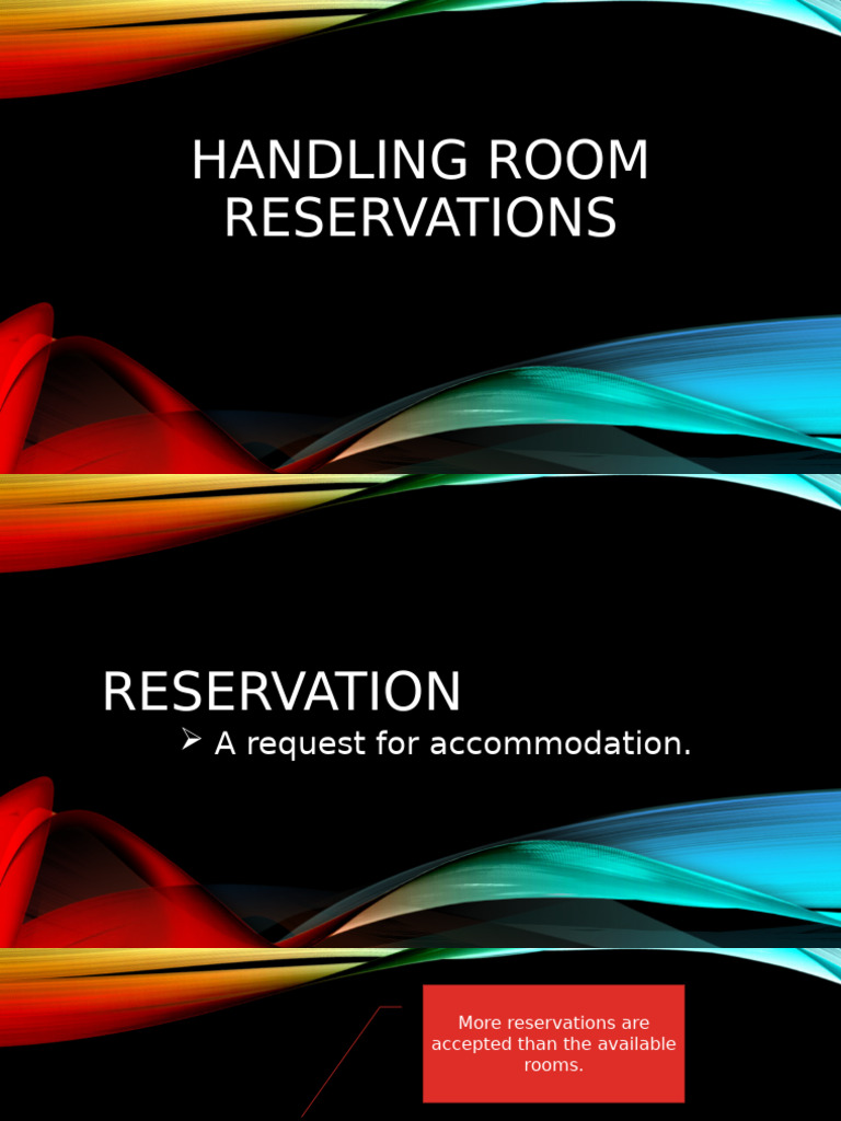 2 Handling Room Reservation | PDF | Hotel | Tax Refund