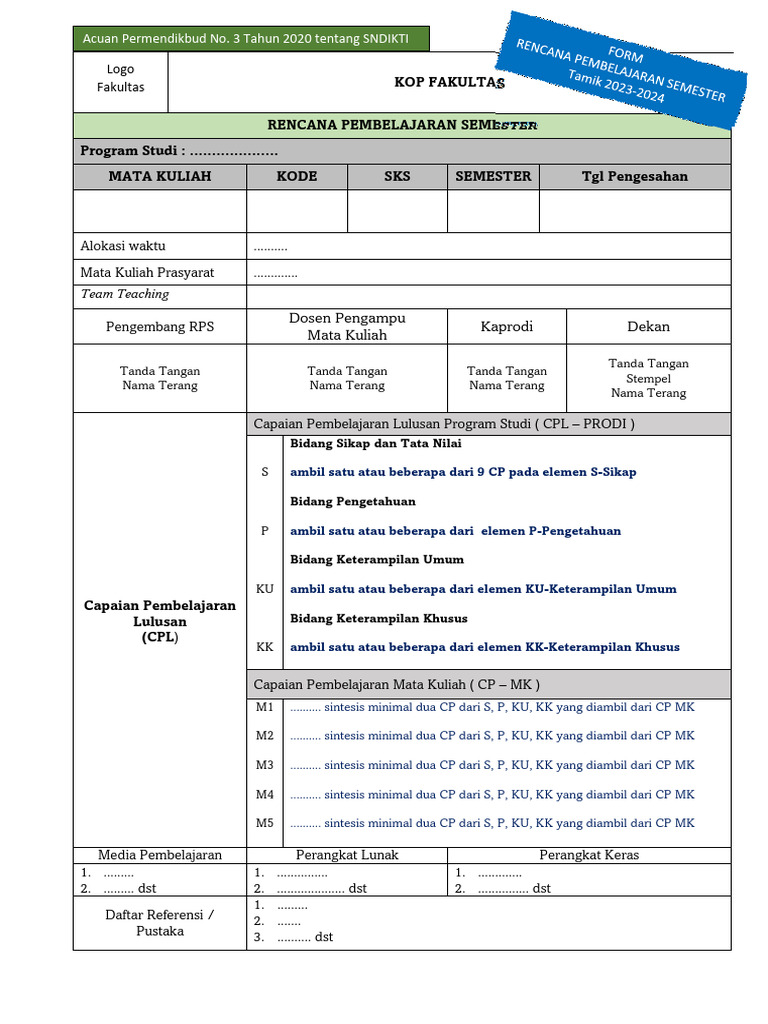2024 - Form Rps - Uimsya | PDF