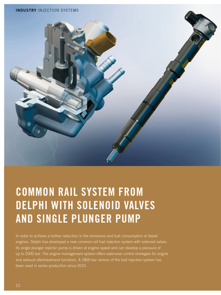 Common_Rail_System_from_Delphi_with_Sole | PDF | Diesel Engine | Fuel ...