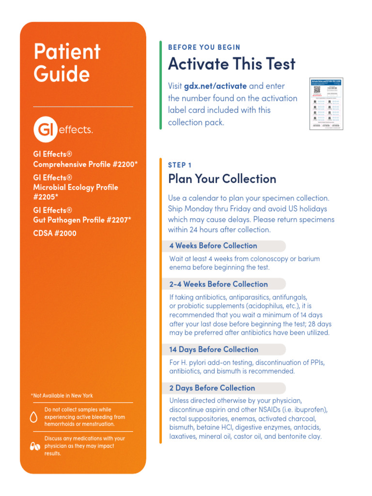 Stool Specimen Collection Guide | PDF | Gastroenterology | Clinical ...