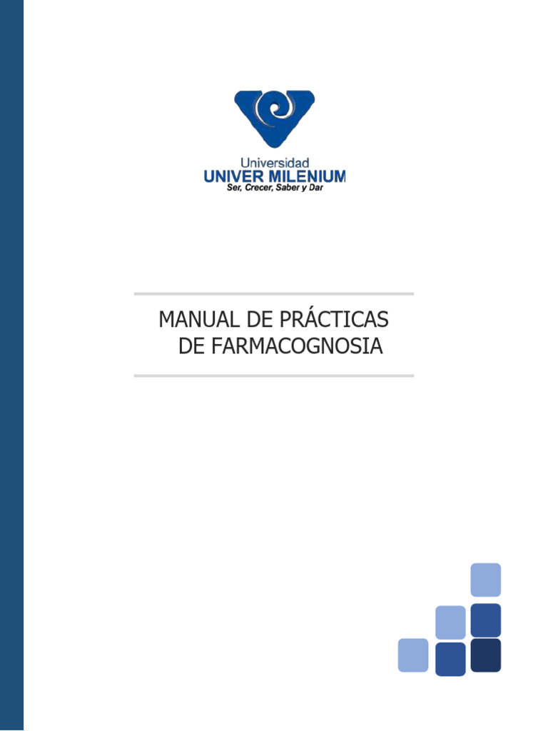 Manual de Prácticas Farmacognosia | PDF | Laboratorios | Vapor
