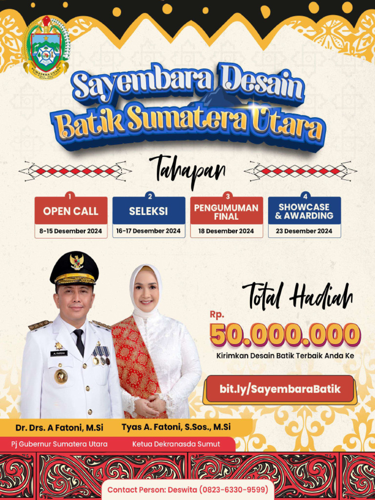 Sayembara Desain Batik Sumut | PDF