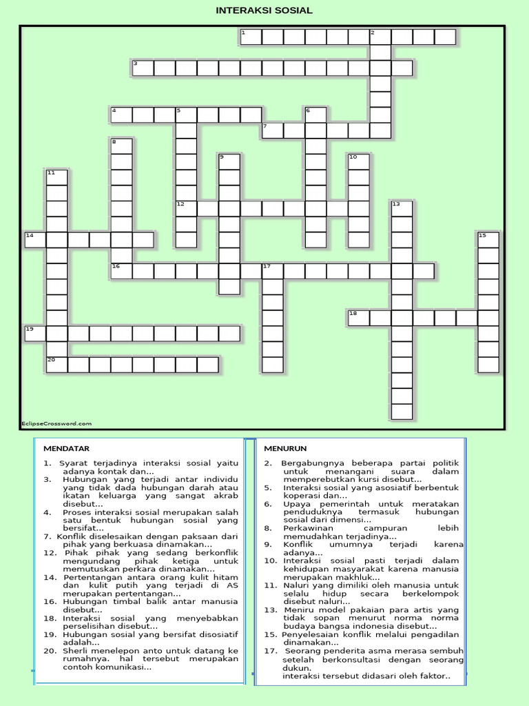 TTS Ips Kelas 7 Materi Interaksi Sosial | PDF
