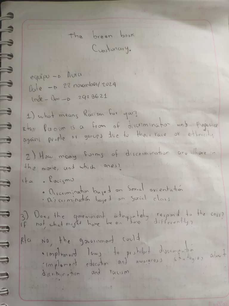 Discrimination and Racism Analysis | PDF