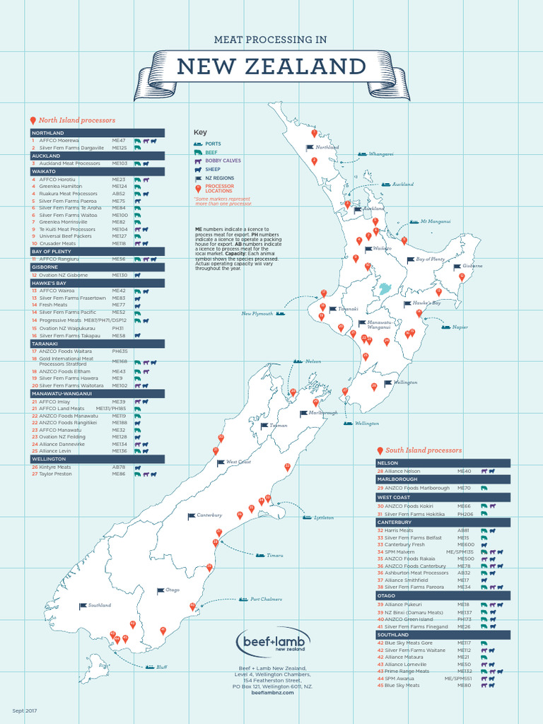 New Zealand Meat Processors Overview | PDF | Animal Killing | Meat