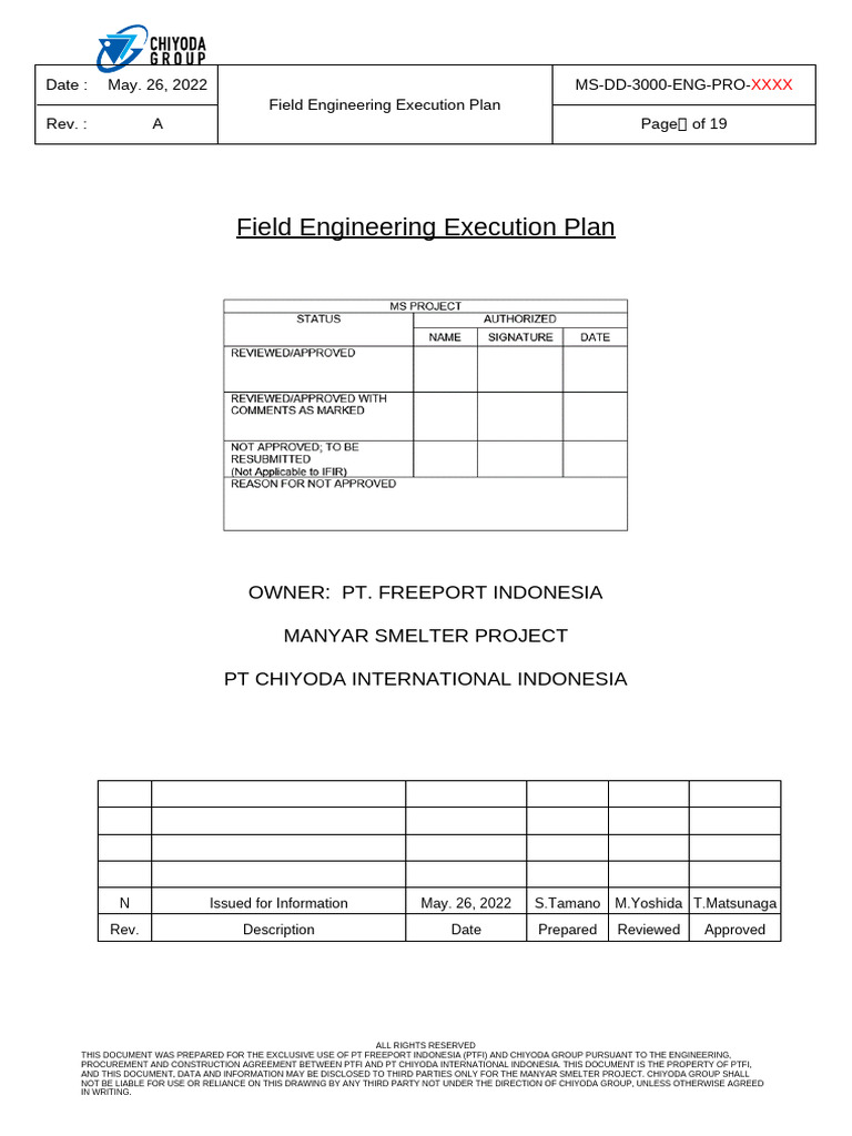 MS DD 3000 Eng Pro XXXX | PDF | Specification (Technical Standard) | Engineering