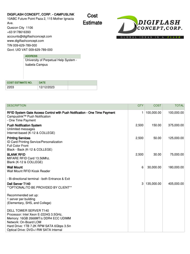 University of Perpetual Help Isabela - Wall-Mounted Proposal | PDF | Computer Hardware | Computing