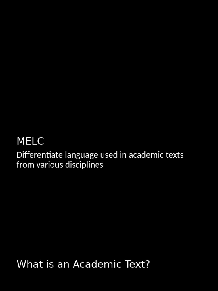 EAPP Academic Text Language | PDF | Subject (Grammar) | Word
