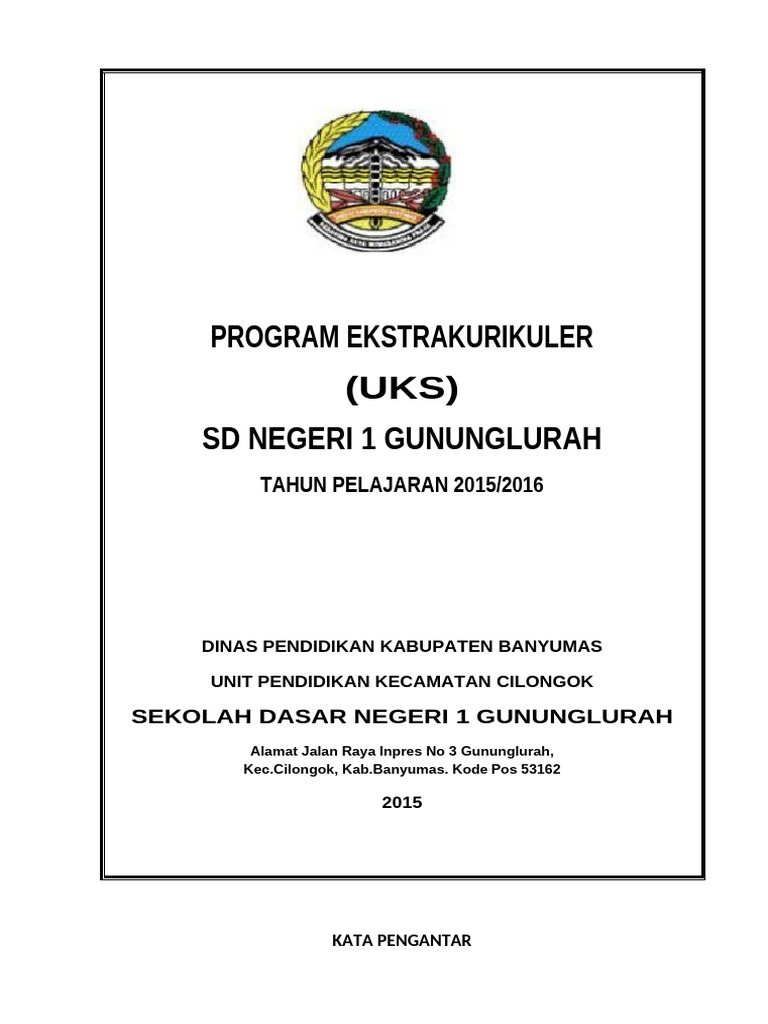Program Ekstrakurikuler Uks | PDF