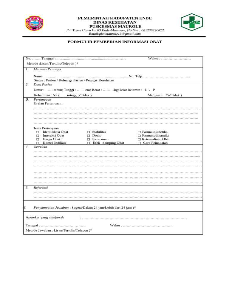 3.10.1e FORMULIR PIO | PDF