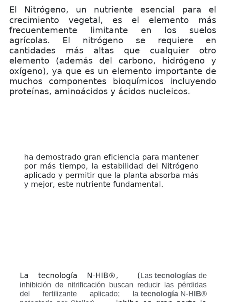 Presentación1 NITROGENO | PDF