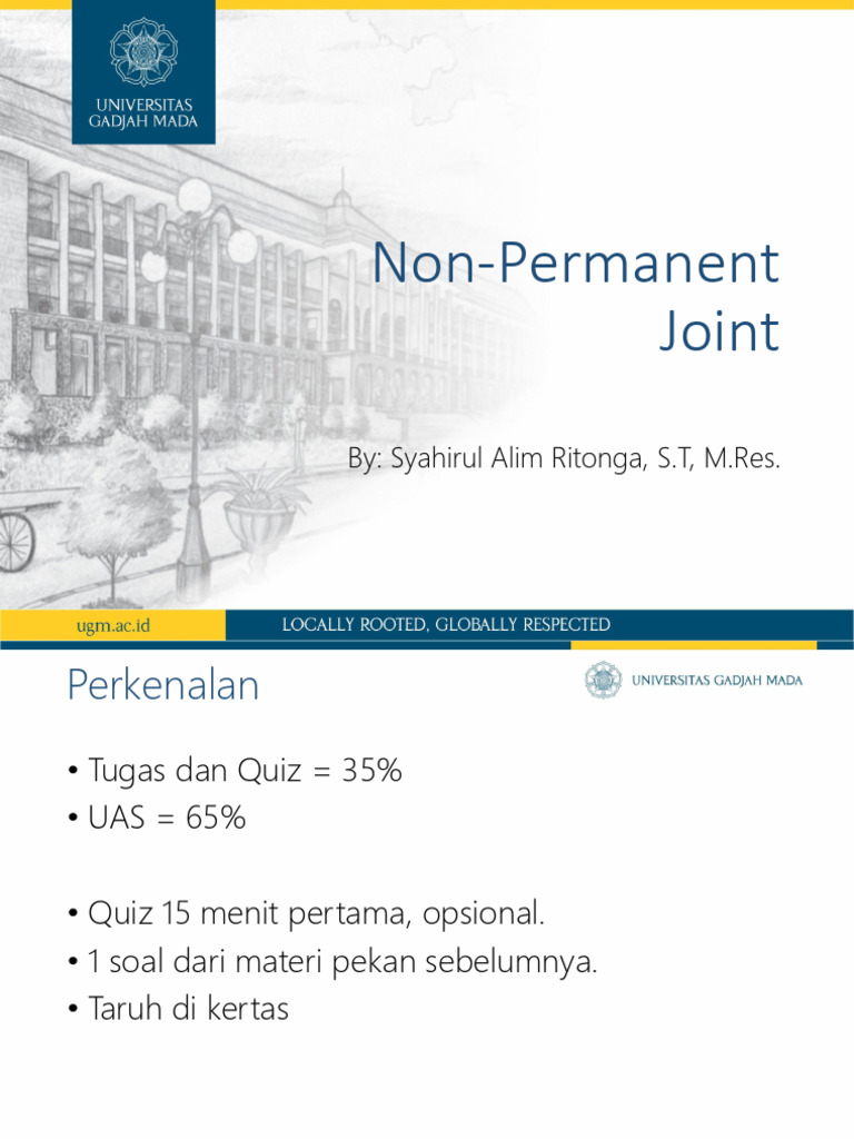 Non-Permanent Joint Mechanisms Explained | PDF | Screw | Nut (Hardware)