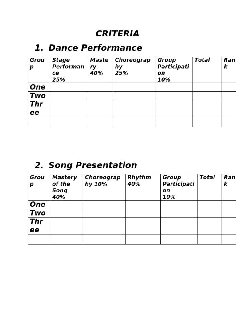 Criteria | PDF