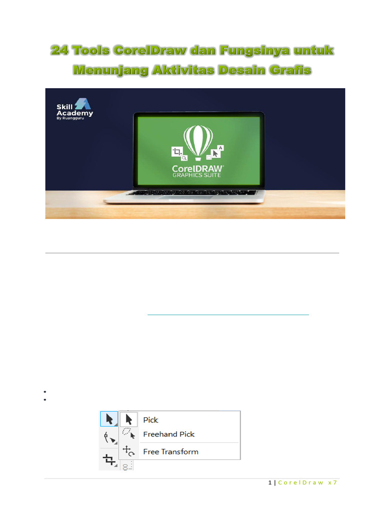 Panduan Tools CorelDraw untuk Pemula | PDF