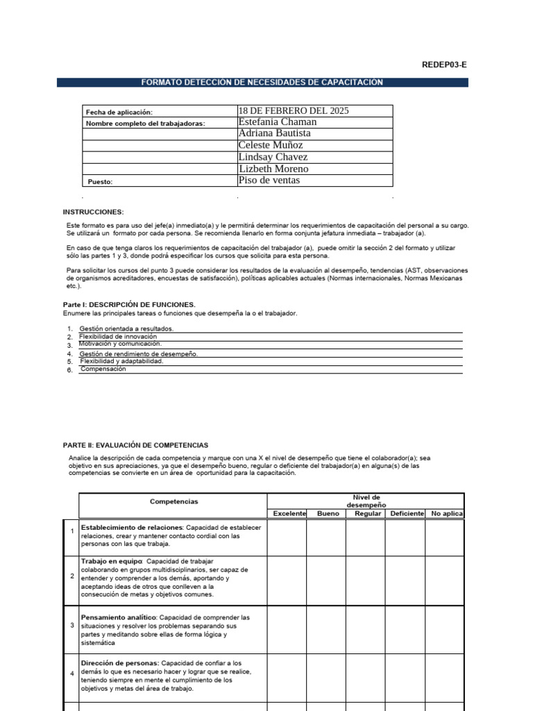 Formato DNC | PDF | Toma de decisiones | Cognición