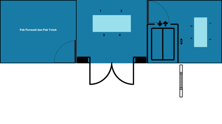 Denah Belakang Lift LT2 | PDF