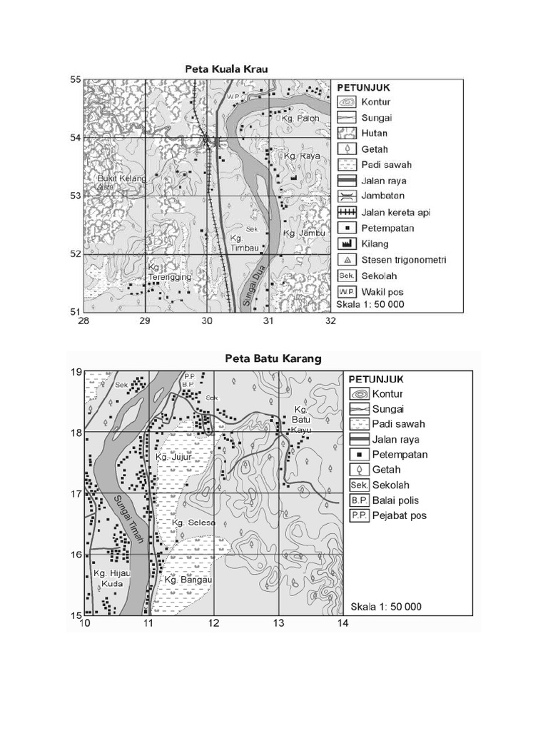 Peta Topo Buku Teks Ting 2 | PDF