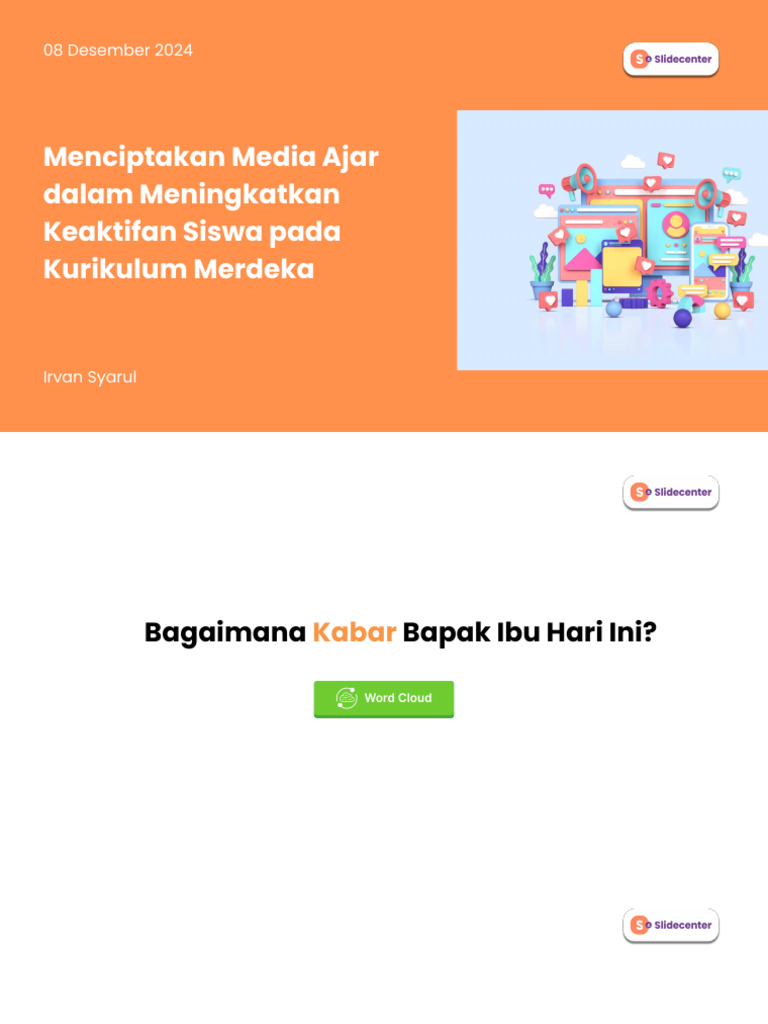 Materi Diklat Media Ajar_8 Desember 2024_Irvan Syarul | PDF