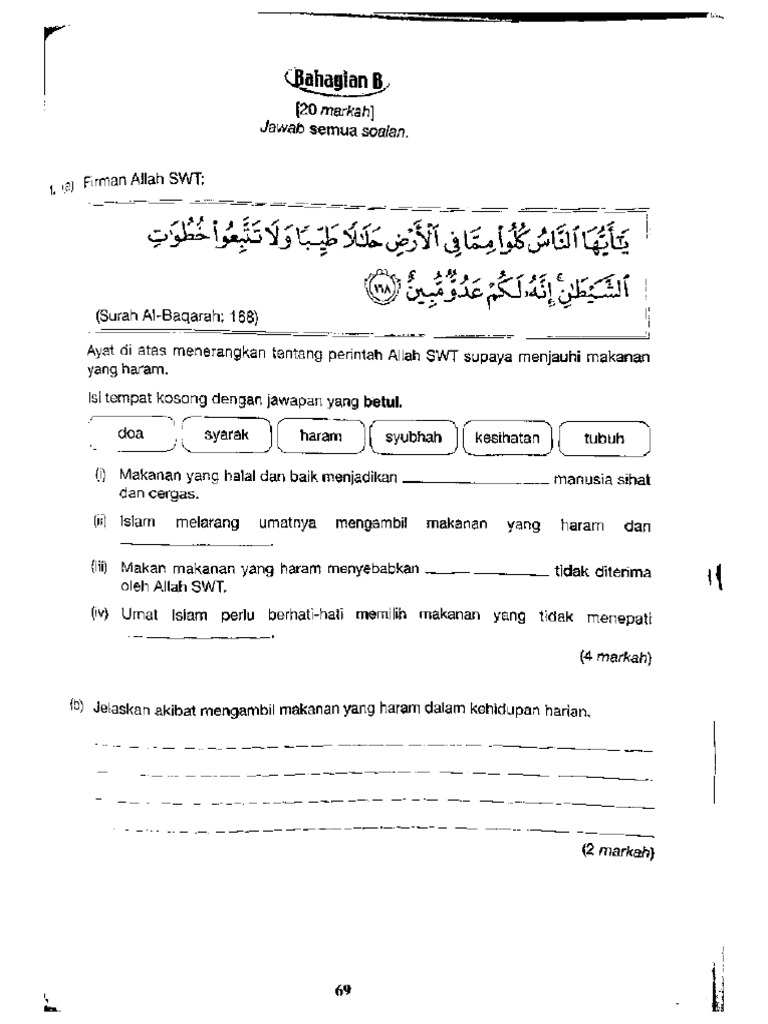 LATIH TUBI UJIAN TG1-BAHAGIAN C | PDF