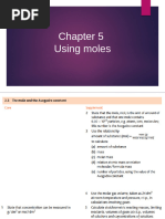 Mole Concept Formula Sheet | PDF