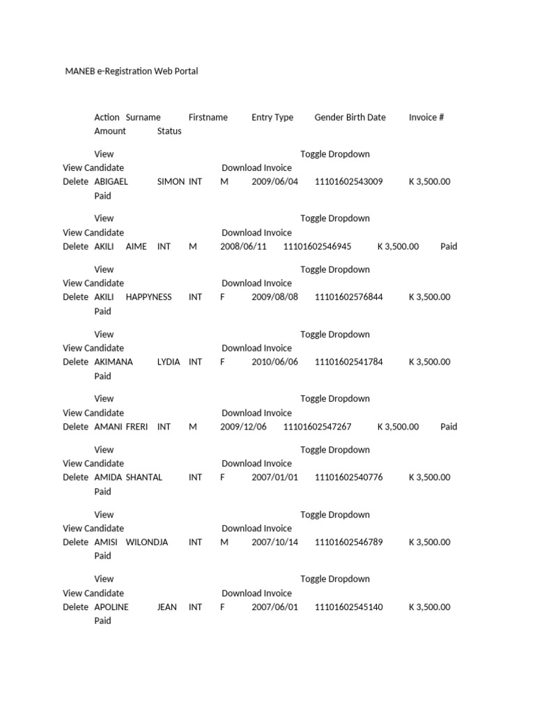 MANEB e-Registr-WPS Office | PDF | Business Documents