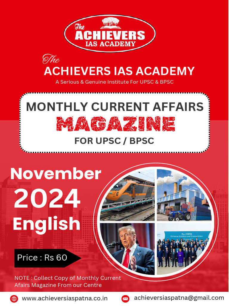 IAS Achievers Magazine English 24 Final | PDF | Methane