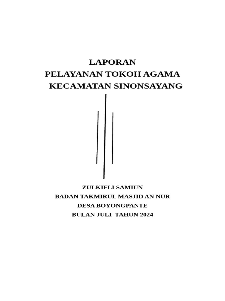 Cover Lap Tokoh Agama | PDF