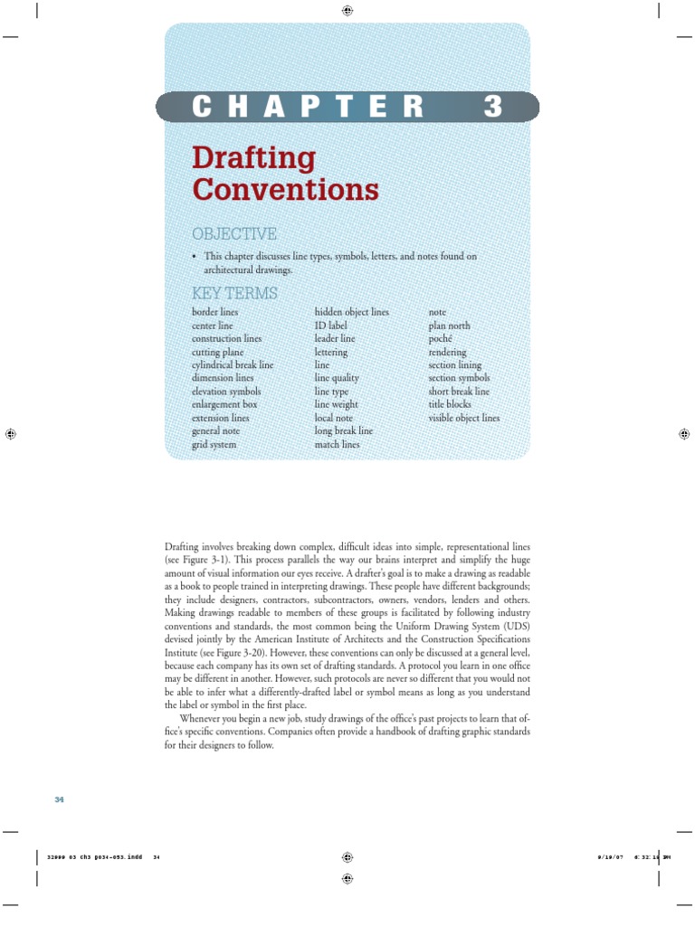 Autocad Drafting Conventions | PDF